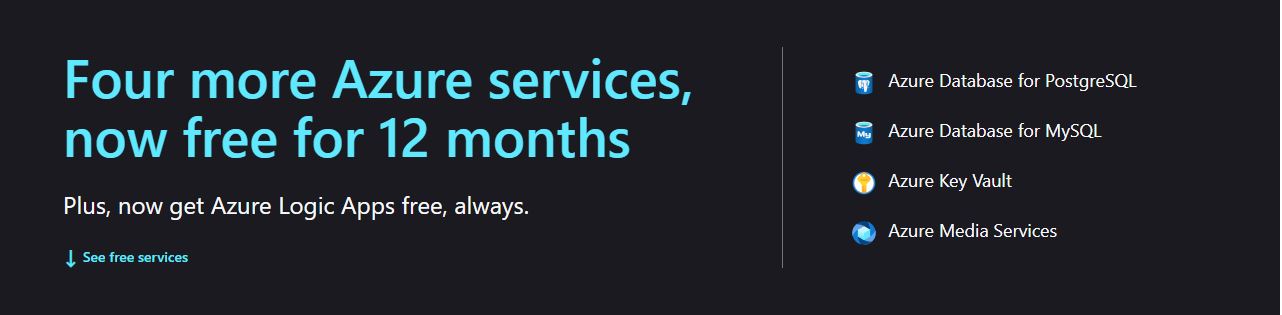 New four services added to “Azure free services” catalog – Cloud ...